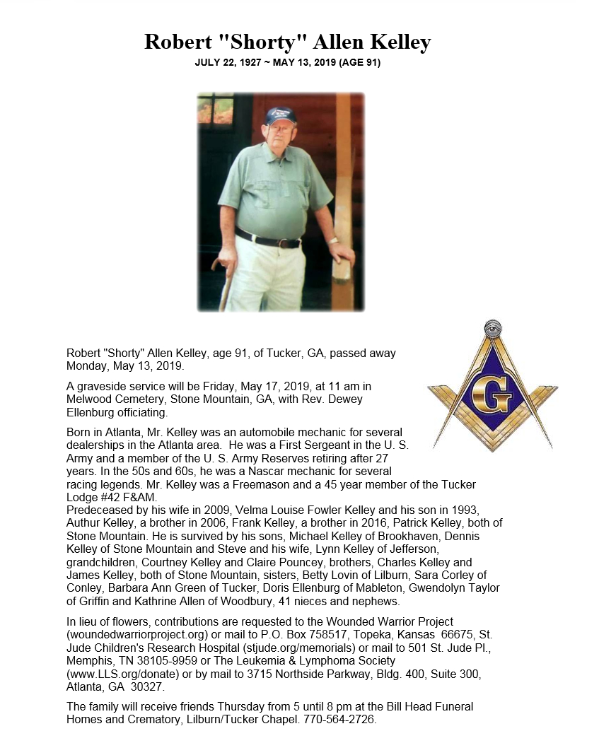 Tucker Lodge No. 42 F. & A. M. - 2327 Main Street, Tucker, GA. 30084 ...